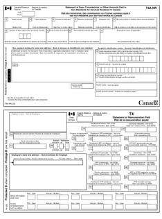 How Can I Enter Canadian Income Form T4 & T4A-NR in ProWeb?